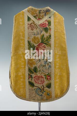 Chasuble with embroidered orphrey unknown Stock Photo - Alamy