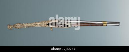 Pistol with a rock castle unknown scrux Stock Photo - Alamy
