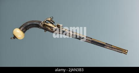 Pistol with a rock castle unknown scrux Stock Photo - Alamy