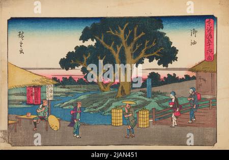 Goyu, board 36 from the series: Fifty three stages of the Tokaido road ...