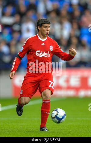 Liverpool Emiliano Insua 2009 Stock Photo - Alamy