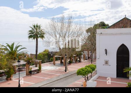 MARO, SPAIN - 03 MARCH 2022 A small church built at the beginning of ...