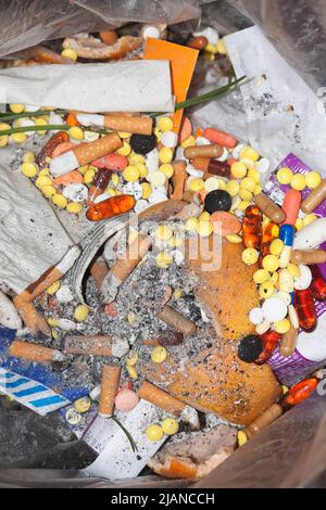 Different medicines: tablets discarded in nature Stock Photo - Alamy