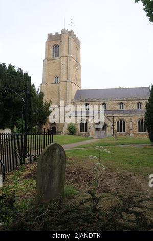 The parish church of St George Littleport, Cambridgeshire Stock Photo ...