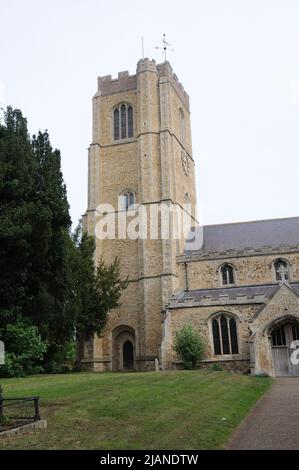 The parish church of St George Littleport, Cambridgeshire Stock Photo ...