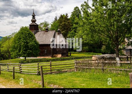 Stara Lubovna Skansen Greek Catholic wooden church of St. Archangel ...