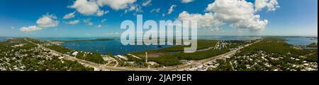 Panoramic photo of The Florida Keys USA Stock Photo - Alamy