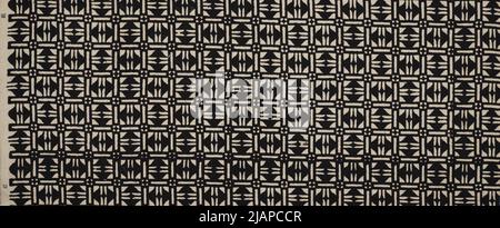 Sample of printed IInen Unknown, Wiener Werkstätte Stock Photo - Alamy