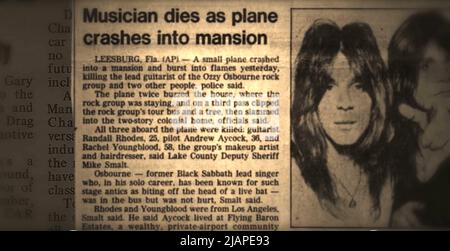 RANDY RHOADS: REFLECTIONS OF A GUITAR ICON, Kim McNair, 2022. © VMI ...