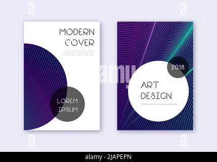 blue captivating trendy cover set Stock Vector Image & Art - Alamy
