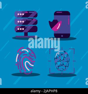 cyber security items Stock Vector Image & Art - Alamy