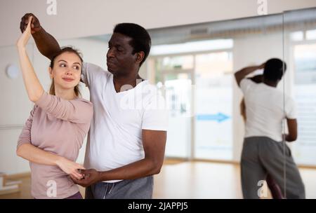Adult people dancing slow ballroom dances in pairs Stock Photo - Alamy