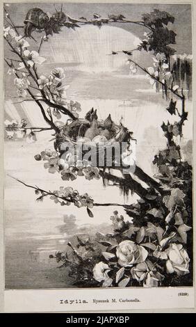Idylla according to the drawing of M. Carbonella. A clipping of ears ...