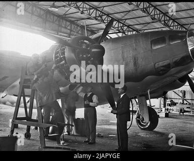Airplane - Lockheed Hudson bomber Stock Photo - Alamy