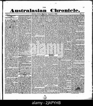 Old Australian newspaper cover page ca. before 1955 Stock Photo - Alamy