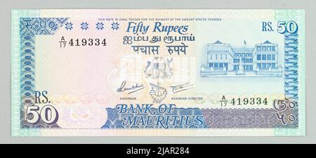 Banknot na 50 rupees, Bank of Mauritius, Mauritius, b.r. (1986 ...
