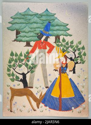 Stage design or illustration for fairy tales. unknown Stock Photo - Alamy