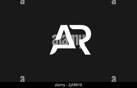 AR Alphabet letters Initials Monogram logo Stock Vector Image & Art - Alamy