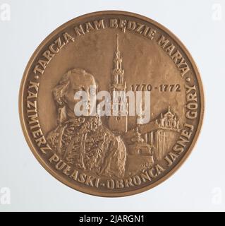 Medal: Kazimierz Pułaski Lipowski, Marek Stock Photo - Alamy