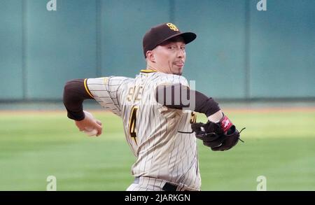This is a 2022 photo of Blake Snell of the San Diego Padres baseball ...