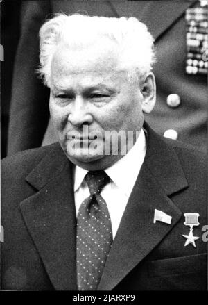 Das Foto zeigt Konstantin Tschernenko, Leibsekretär und "Kronprinz" von ...