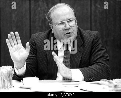 Martin Bangemann, deutscher Politiker, Wirtschaftsminister und ...