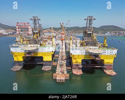 YANTAI, CHINA - JUNE 1, 2022 - An aerial photo taken on June 1, 2022 ...