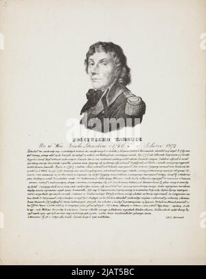 Tadeusz Kosciuszko (1746-1817). Polish General. Kosciuszko in Raclawice ...