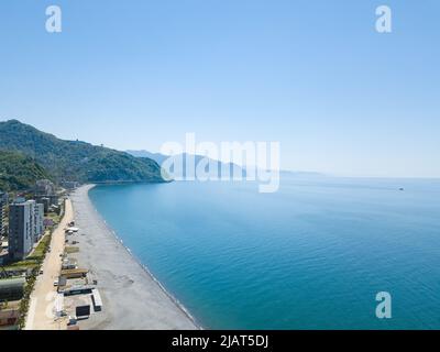Beach in Black sea, Gonio, Georgia Stock Photo - Alamy