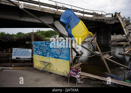 Irpin, Ukraine. 30th May, 2022. French 3D data collection specialist ...