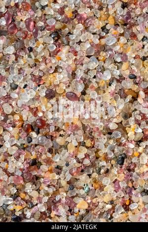 Namibia, pink grains of sand on the dunes, colorful background Stock ...