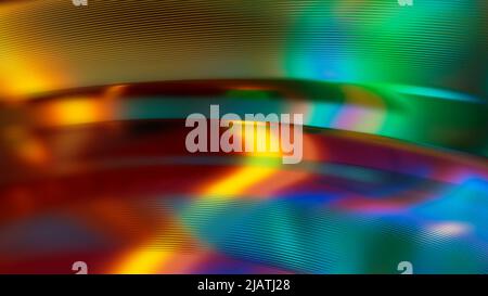 Colorful rainbow shifting lines - hi-tech digital bg - abstract 3D ...