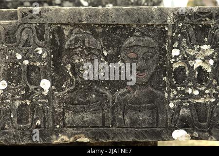 Traditional village of Pasunga in Anakalang, Katikutana, Central Sumba ...