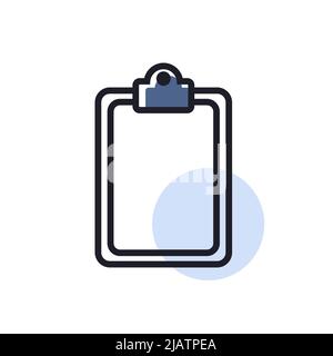 Clipboard outline icon. Workspace sign. Graph symbol for your web site ...
