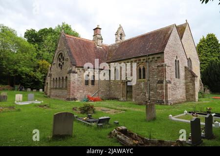 St. Peter`s Church, Rous Lench, Worcestershire, England, UK Stock Photo ...