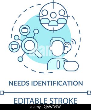 Needs identification concept icon Stock Vector Image & Art - Alamy