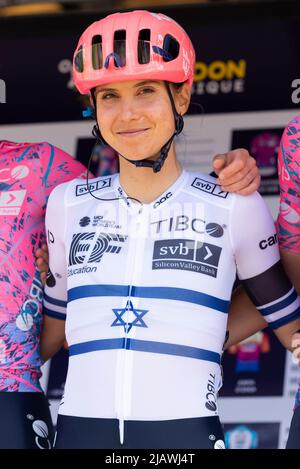 Omer Shapira of Israel of team EF Education TIBCO SVB in the 2022 ...