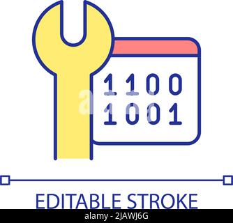 Software programming RGB color icon Stock Vector Image & Art - Alamy