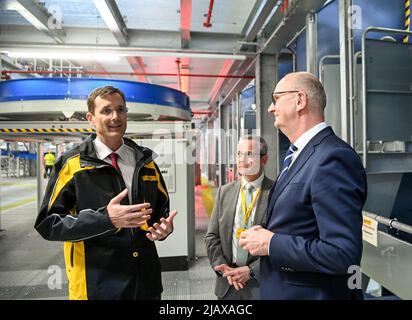 The management of the Deutsche Post DHL Group poses at 50 years ago on ...