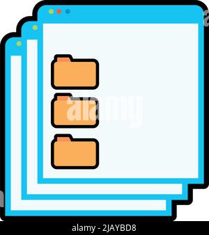 90s pc files Stock Vector Image & Art - Alamy