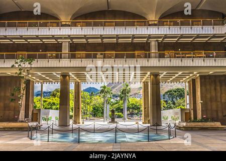 Open Air Atrium Senate Chamber State Capitol Building Legislature ...