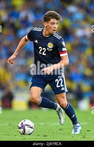 Scotland's Aaron Hickey during the FIFA World Cup European Qualifying ...