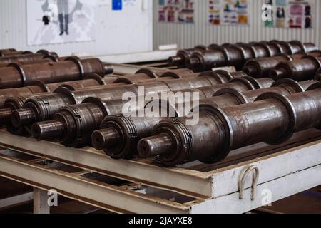 Steel rolling mill shafts for profiled sheet production. Spare parts ...