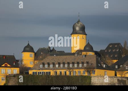Baroque castle in Montabaur, Rhineland-Palatinate, Germany Stock Photo ...