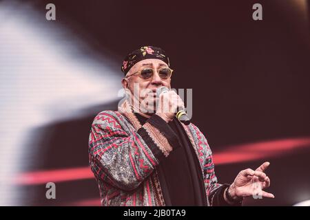 Rome, Italy. 01st May, 2016. Richard Keith Lewis alias Cass performs in ...