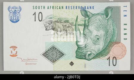 10 Rand banknote; South African Republic, B.R. (1993/99 Stock Photo - Alamy