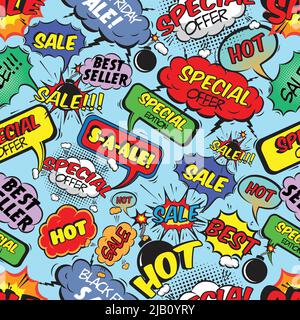 Comic book bubbles. Cartoon explosions funny comical speech clouds ...