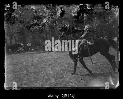 Ulan of the 2nd Regiment in the Piaseczna camp (IV). Front of the ...