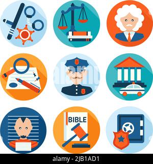 Legislation icons set flat vector isolated Stock Vector Image & Art - Alamy