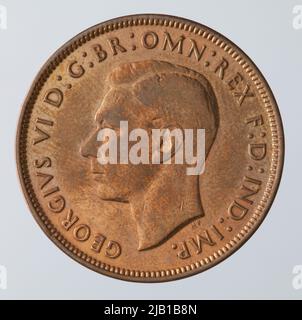 Great Britain, Jerzy VI (1936 1952), 1 Pens, London; 1939 Mint London ...